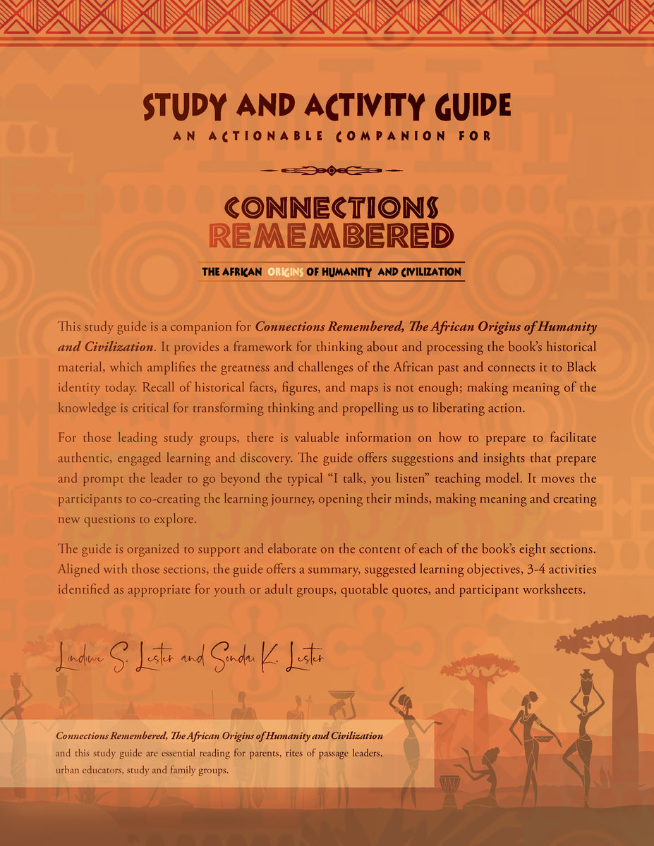 Study & Activity Guide for Connections Remembered, The African Origins ...